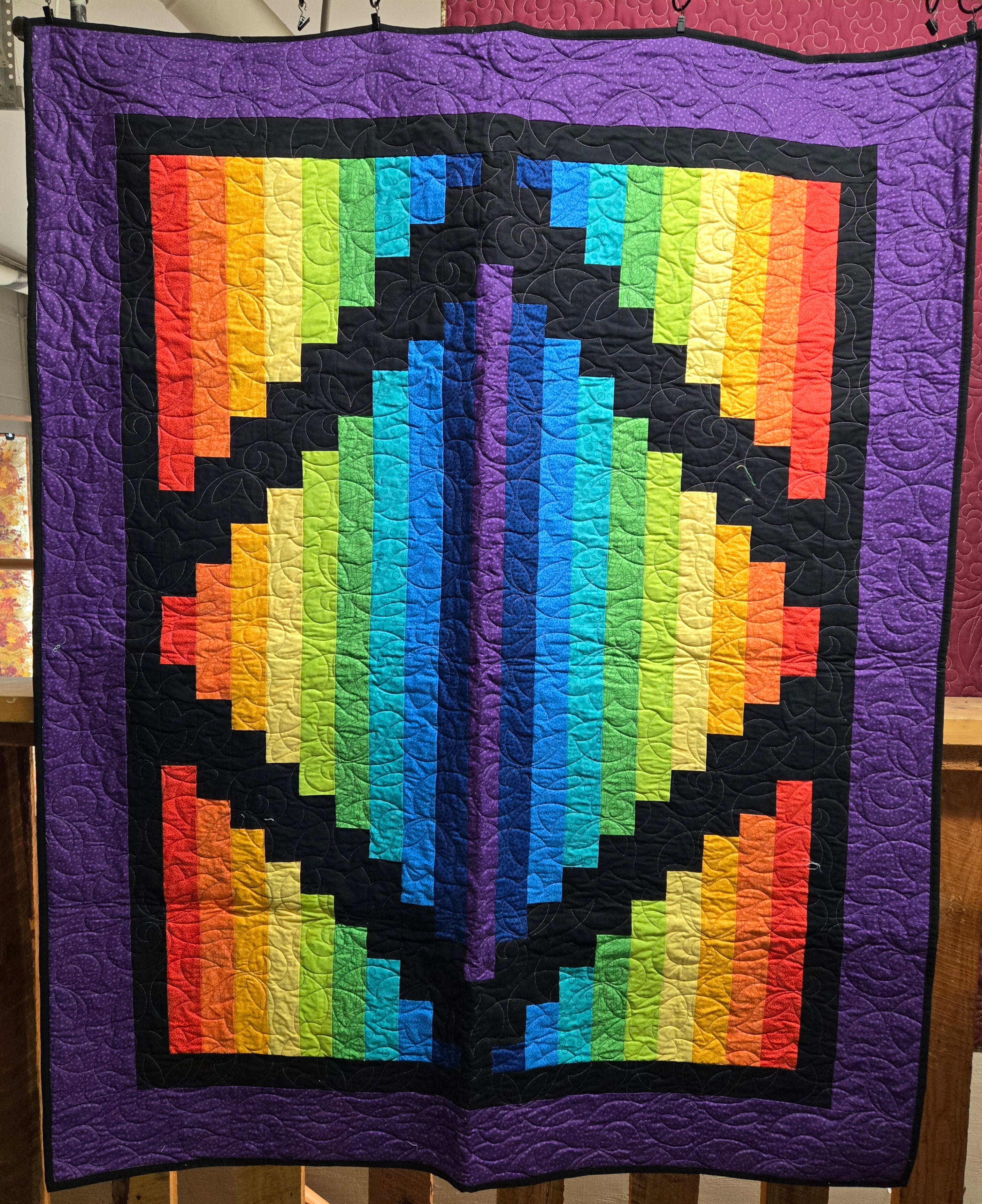 Store Sample- Lap Quilt- Vertigo
