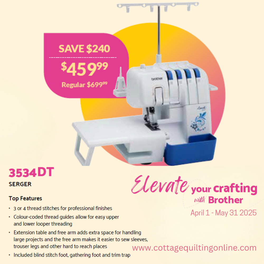 Cottage Quilting Canada - Buy Online Cotton Fabrics, Sewing Machines