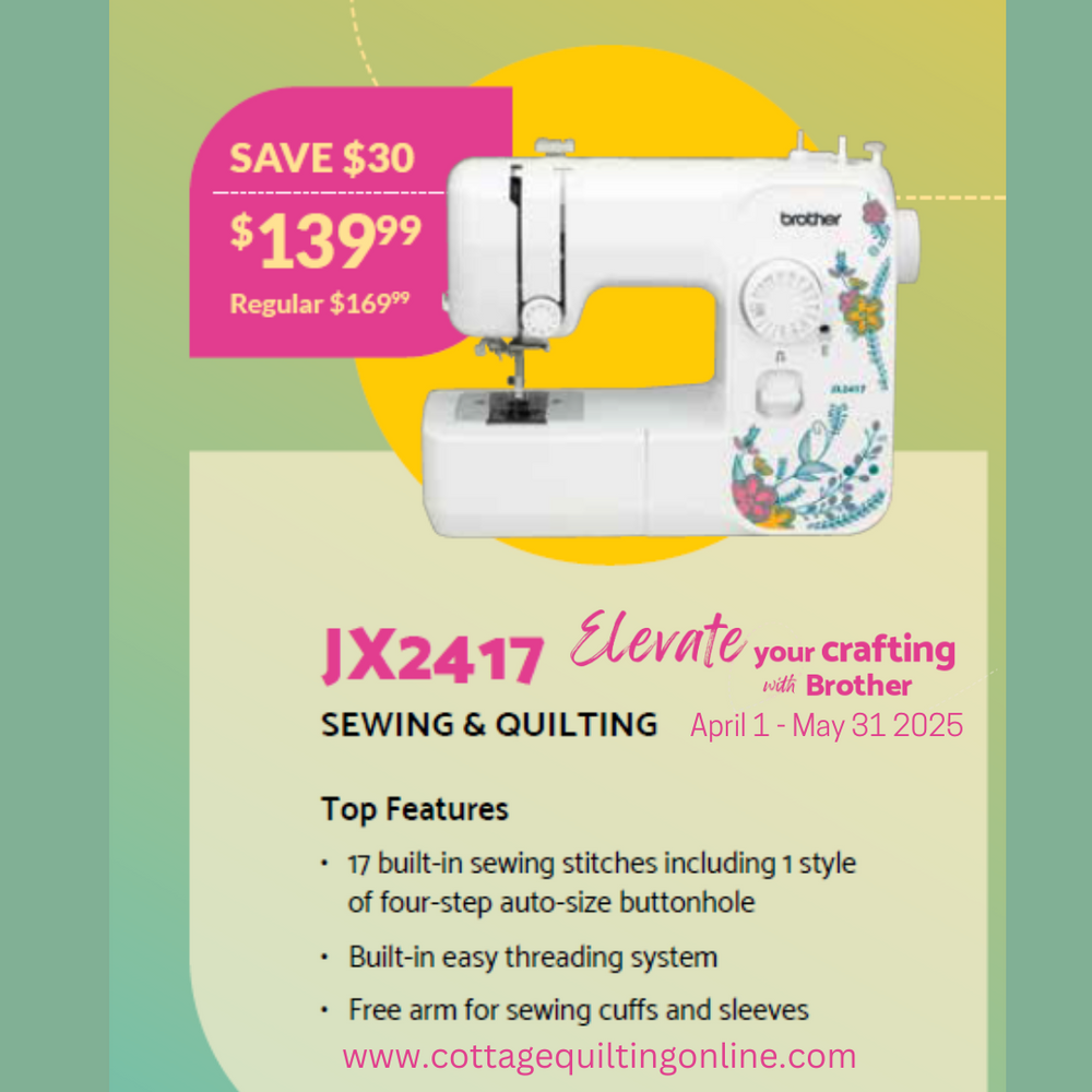 Cottage Quilting Canada - Buy Online Cotton Fabrics, Sewing Machines