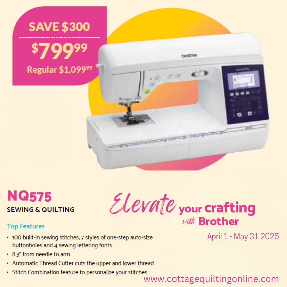 Cottage Quilting Canada - Buy Online Cotton Fabrics, Sewing Machines