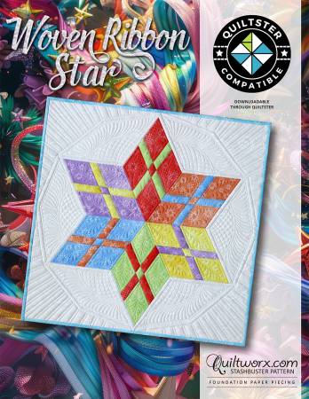 Woven Ribbon Star Quilt Pattern
